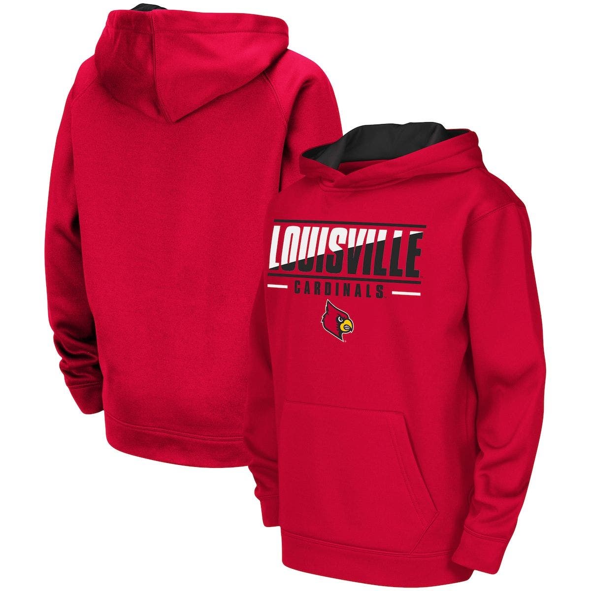 COLOSSEUM Youth Colosseum Red Louisville Cardinals Dean Slash Stack ...