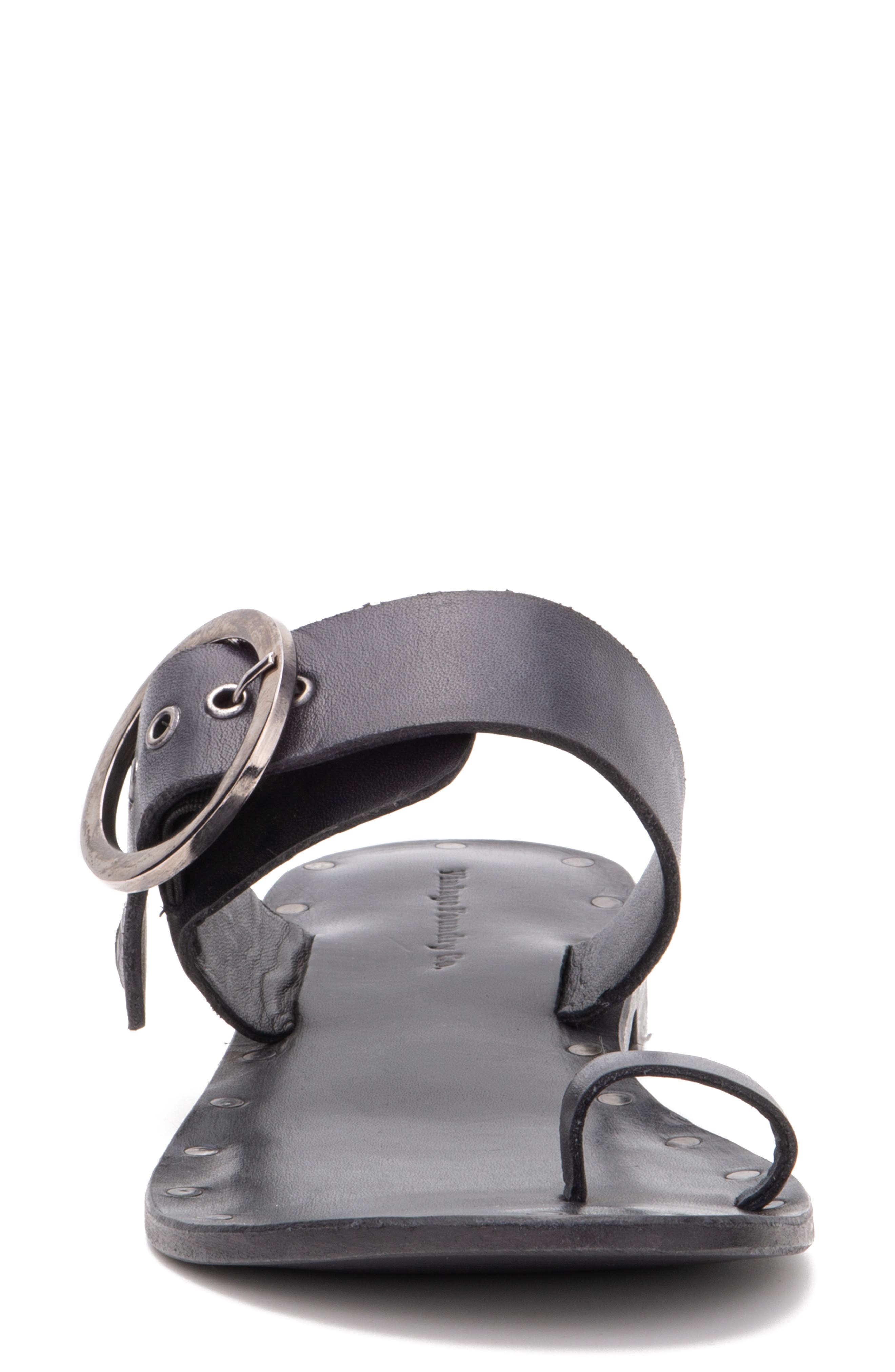 VINTAGE FOUNDRY Lilith Leather Flat Sandal (Women) | Nordstromrack
