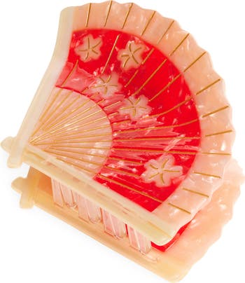 Solar Eclipse Blossom Fan Claw Clip | Nordstrom