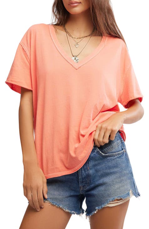 Women's Coral Tops | Nordstrom