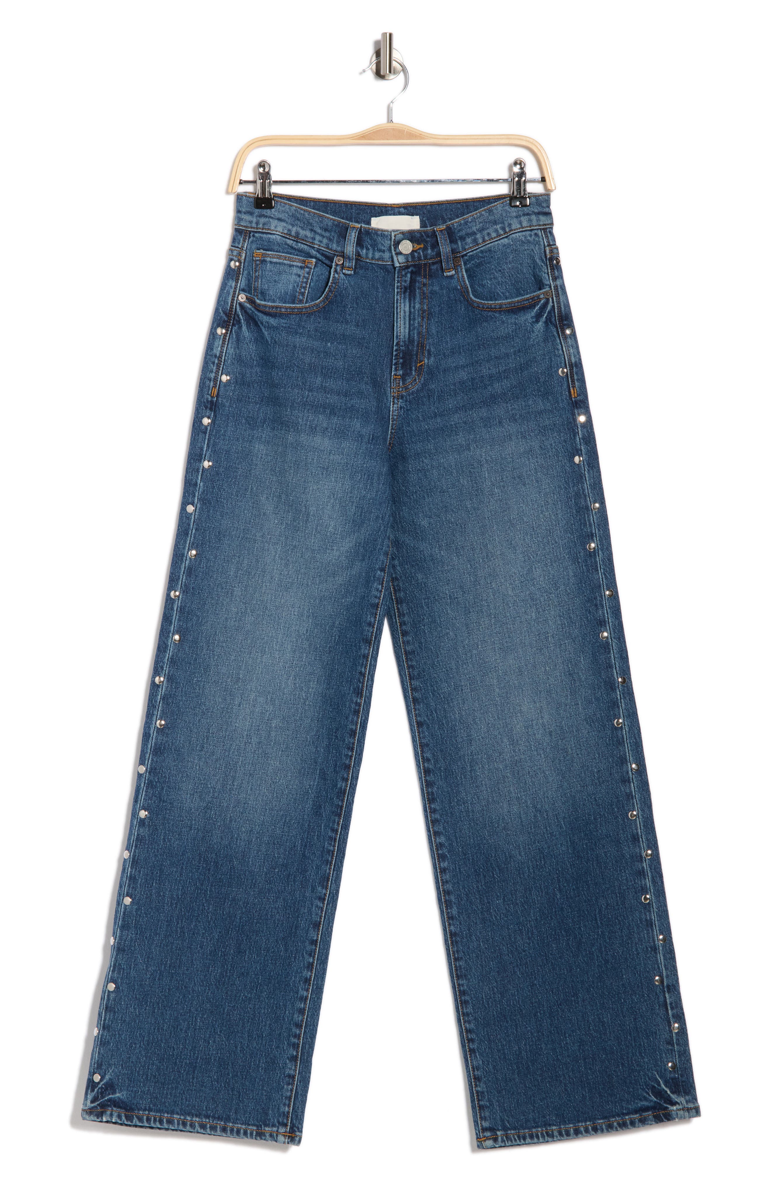Habitual Hollis Studded Wide Leg Jeans | Nordstromrack