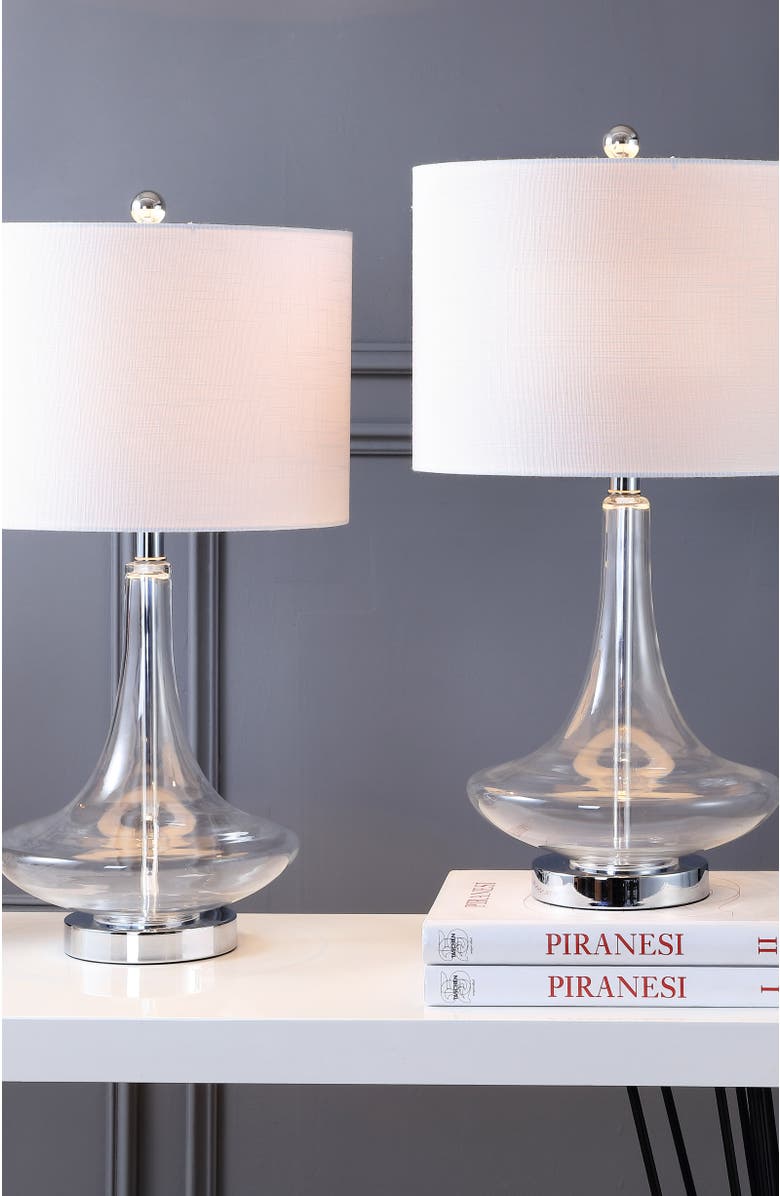 JONATHAN Y Cecile 25.5" Glass Teardrop LED Table Lamp | Nordstrom