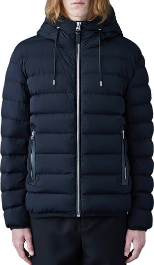 Mackage Jack Agile-360 Stretch Light Down Hooded Jacket | Nordstrom