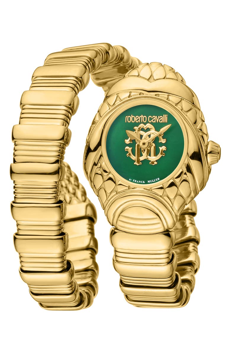 Roberto Cavalli by Franck Muller Wraparound Bracelet Watch, 33mm ...