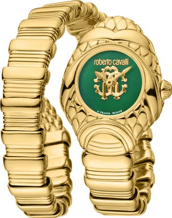 Roberto Cavalli by Franck Muller Wraparound Bracelet Watch, 33mm ...