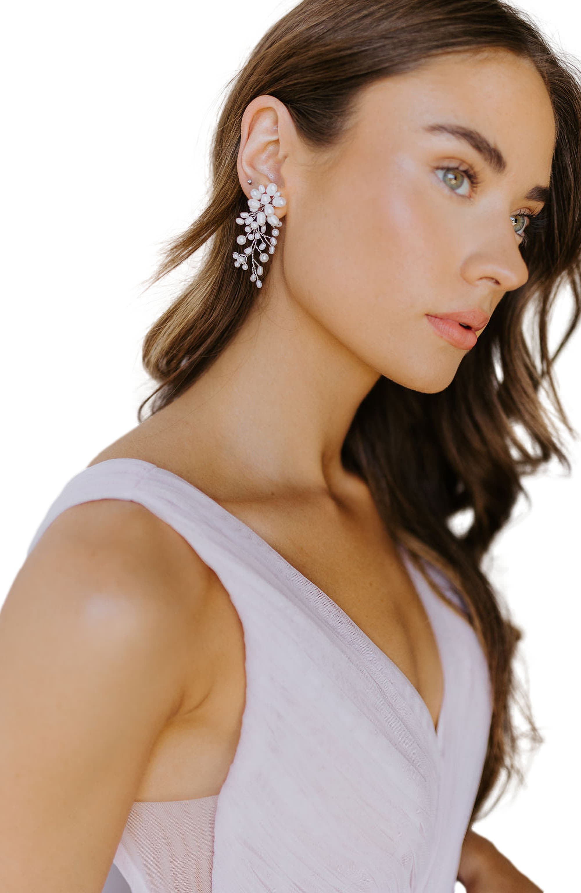 Untamed Petals Moore Freshwater Pearl Earrings | Nordstrom