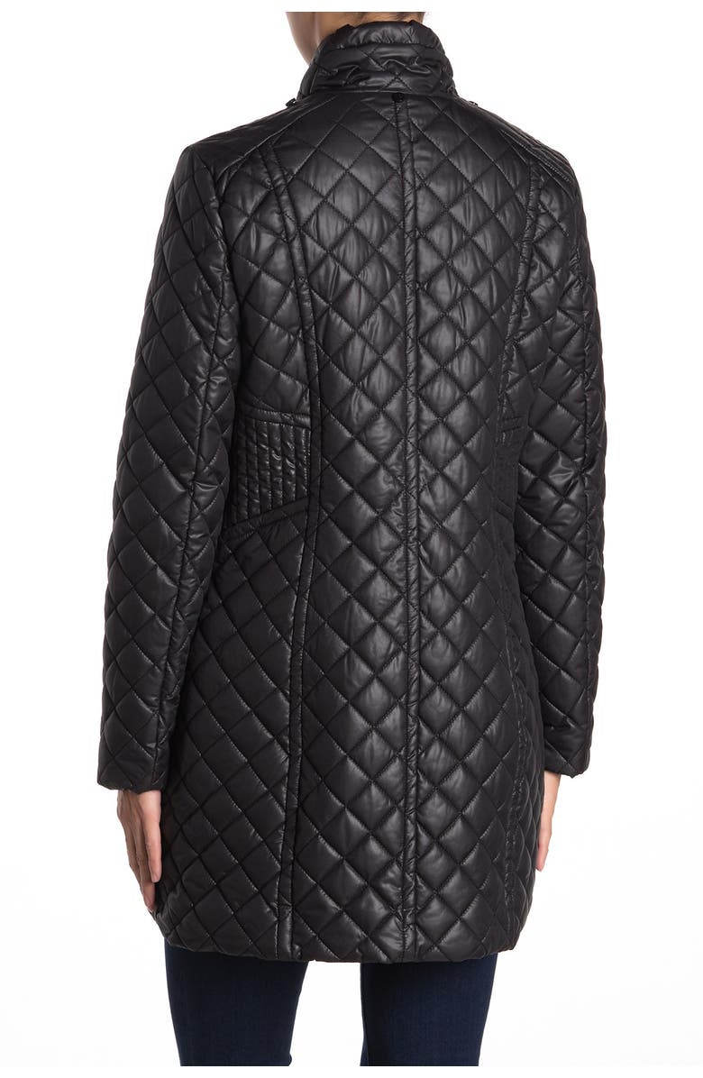 Via Spiga Quilted Hooded Zip Jacket | Nordstromrack