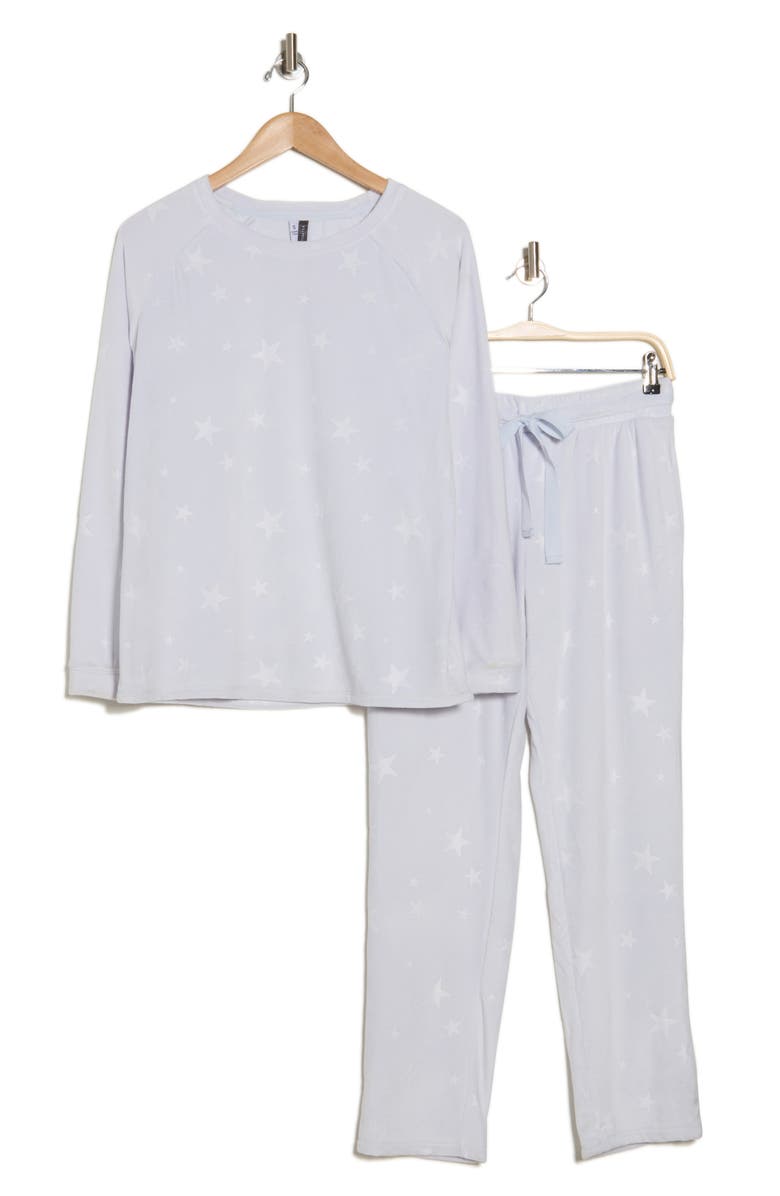 JACLYN Raglan Star Embossed Pajamas | Nordstromrack