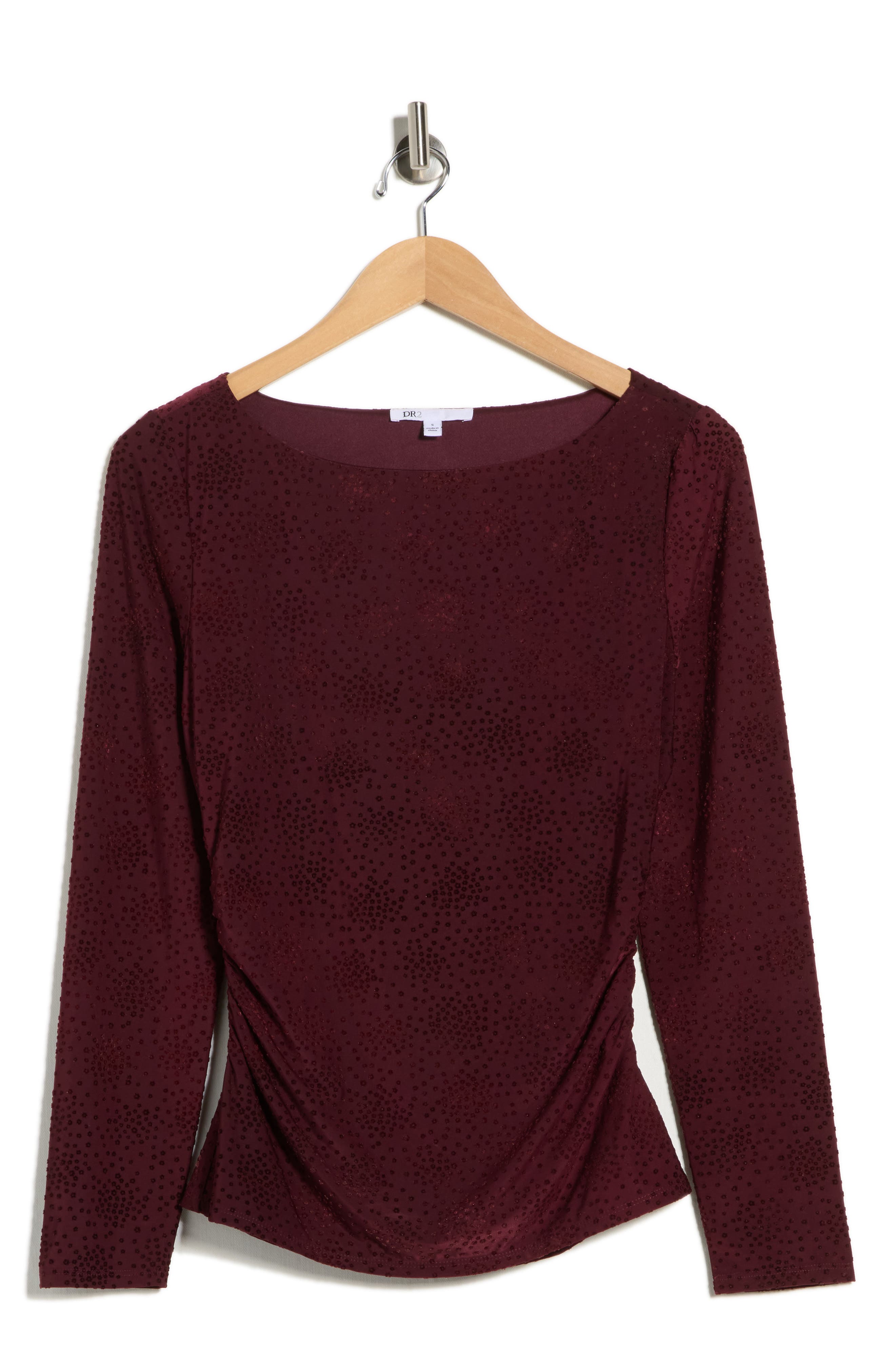 DR2 by Daniel Rainn Long Sleeve Ruched Top | Nordstromrack