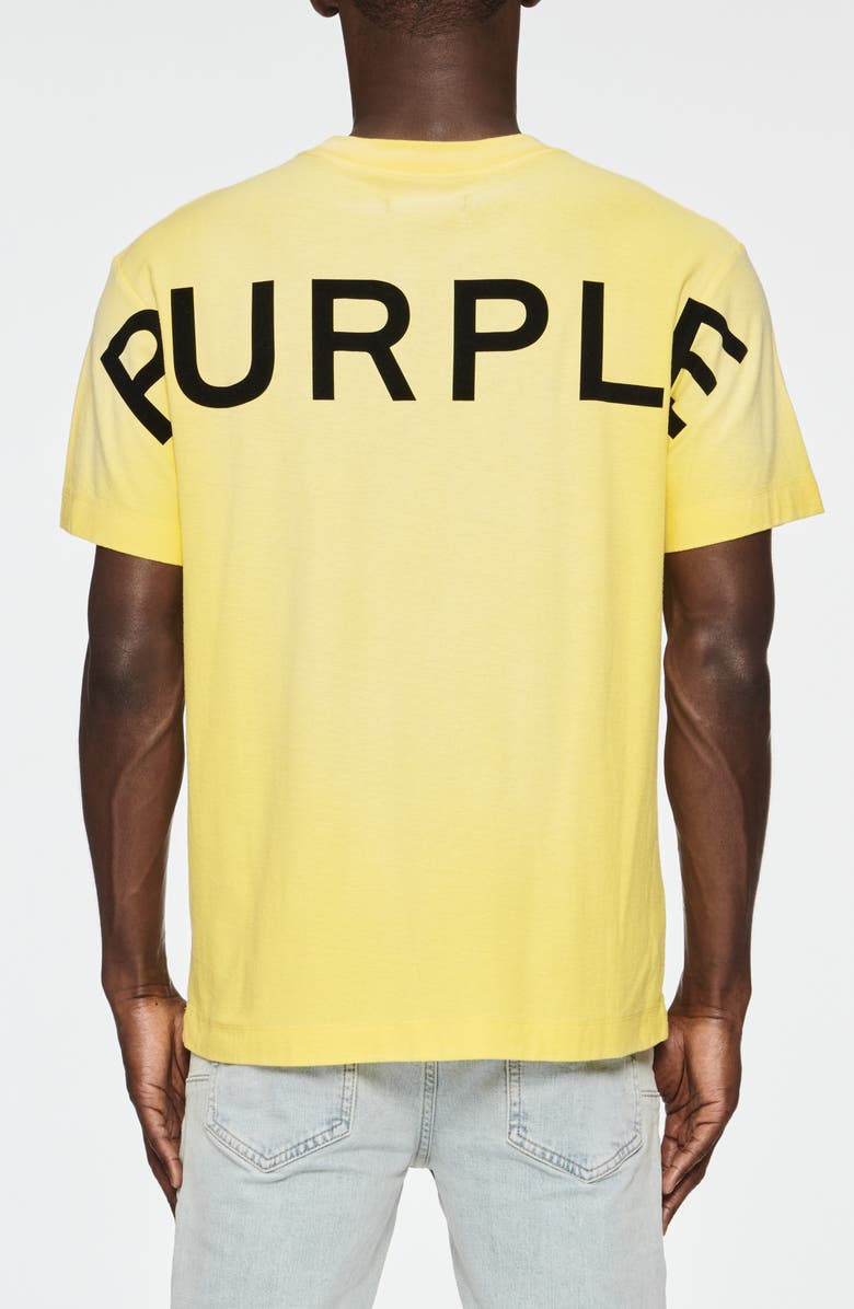PURPLE BRAND Textured Jersey Logo Graphic T-Shirt | Nordstromrack