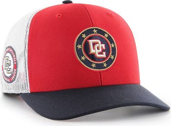 '47 Men's '47 Red/Navy Washington Nationals Sidenote Trucker Snapback ...