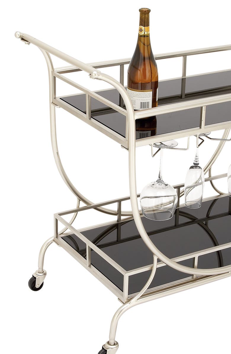WILLOW ROW Contemporary Iron Bar Cart | Nordstromrack