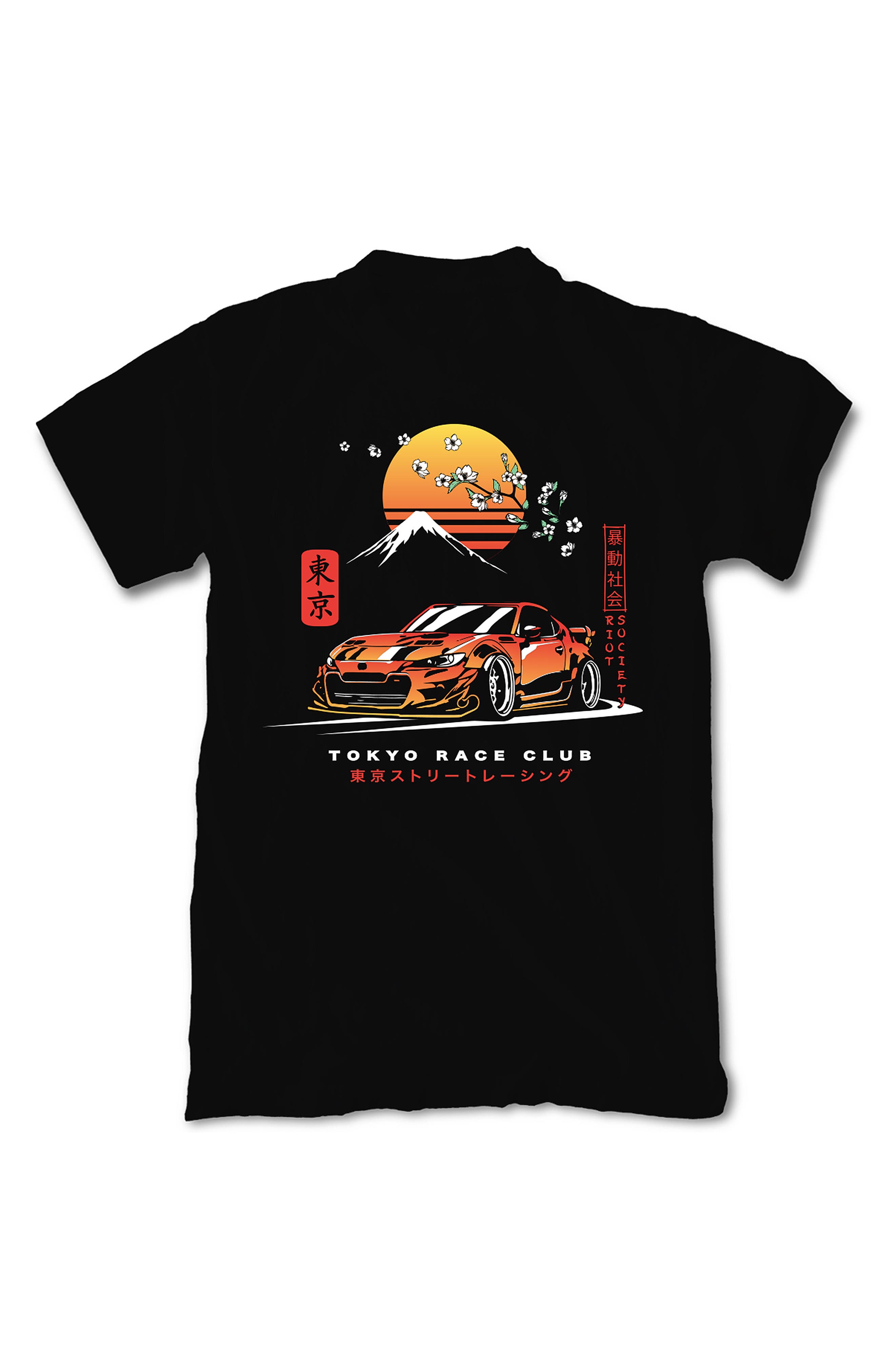 RIOT SOCIETY Tokyo Race Club Cotton Graphic T-Shirt | Nordstromrack