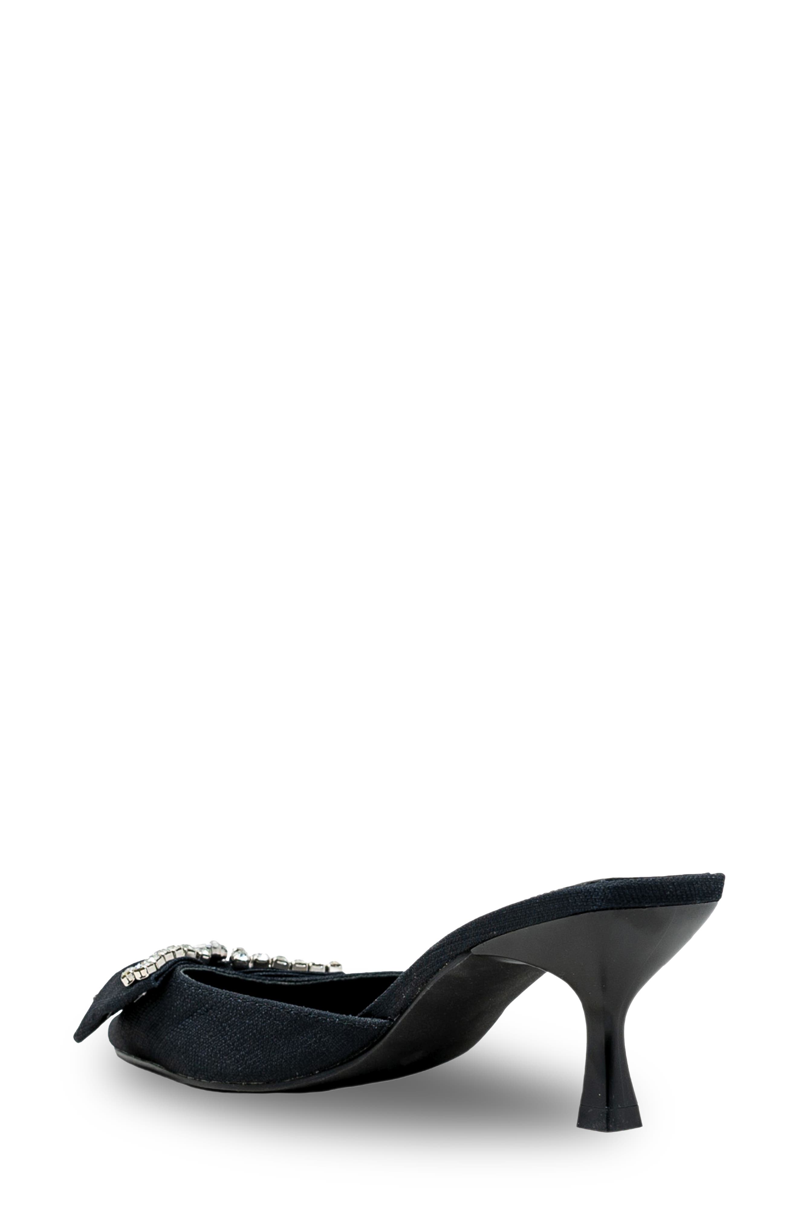 CHASE AND CHLOE Maisey Crystal Embellished Bow Mule (Women) | Nordstromrack