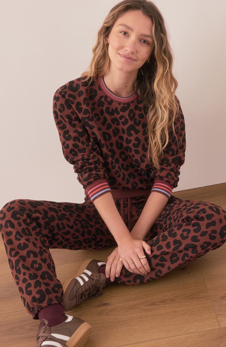 Marine Layer Anytime Leopard Print Joggers | Nordstromrack