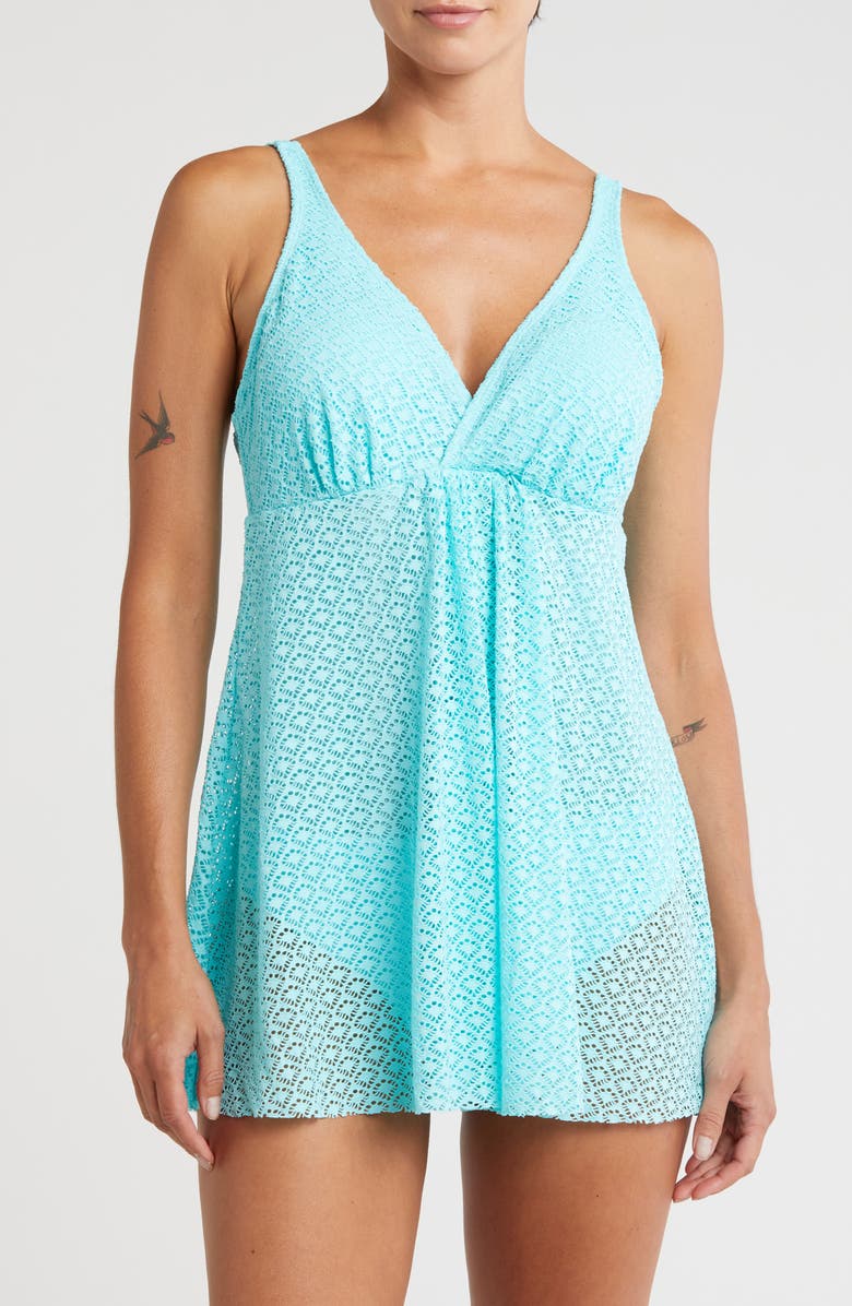 NICOLE MILLER STUDIO Off the Shoulder One-Piece Swimsuit | Nordstromrack
