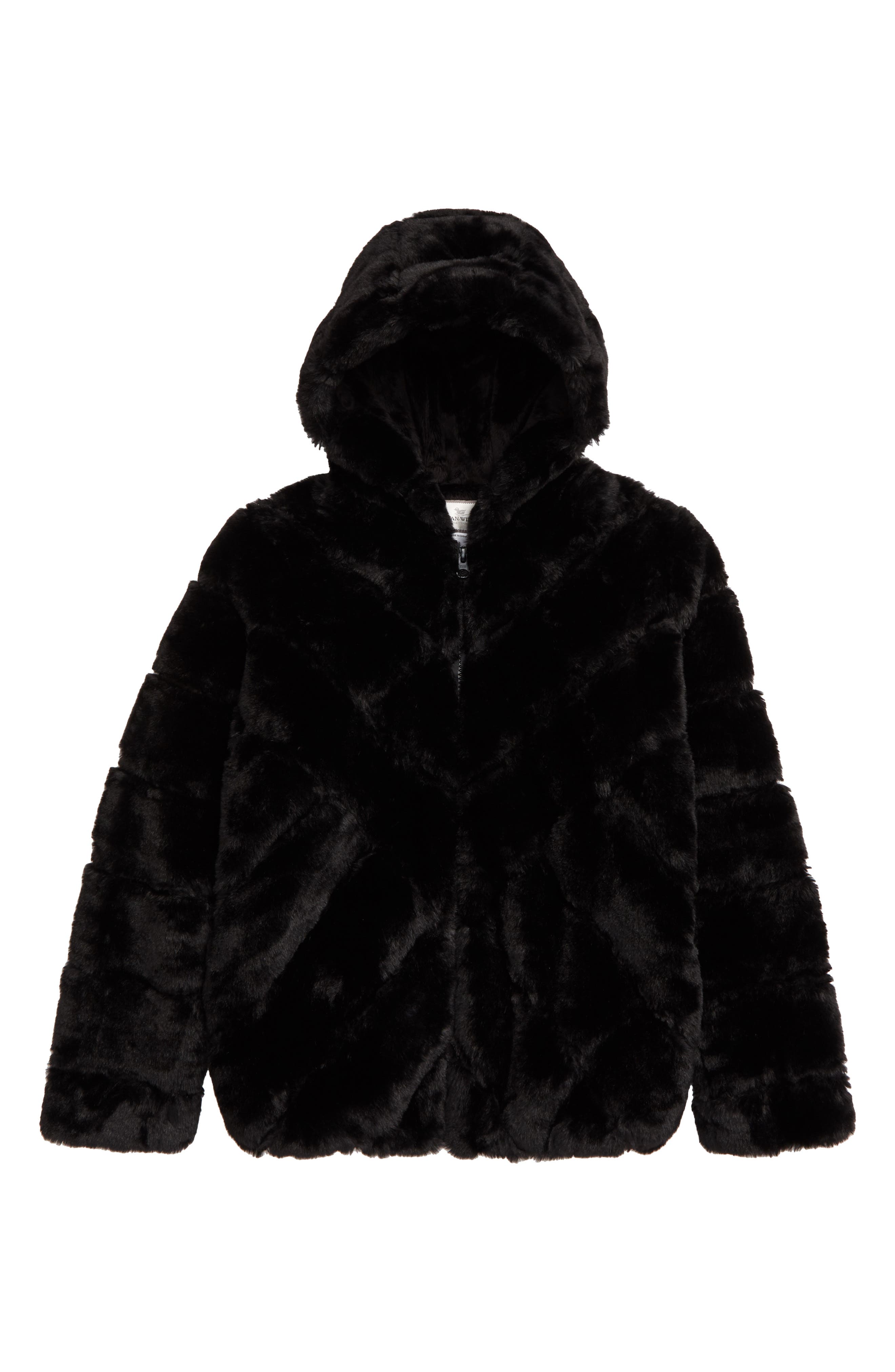 Widgeon Kids' Cozy Faux Fur Hooded Jacket | Nordstromrack
