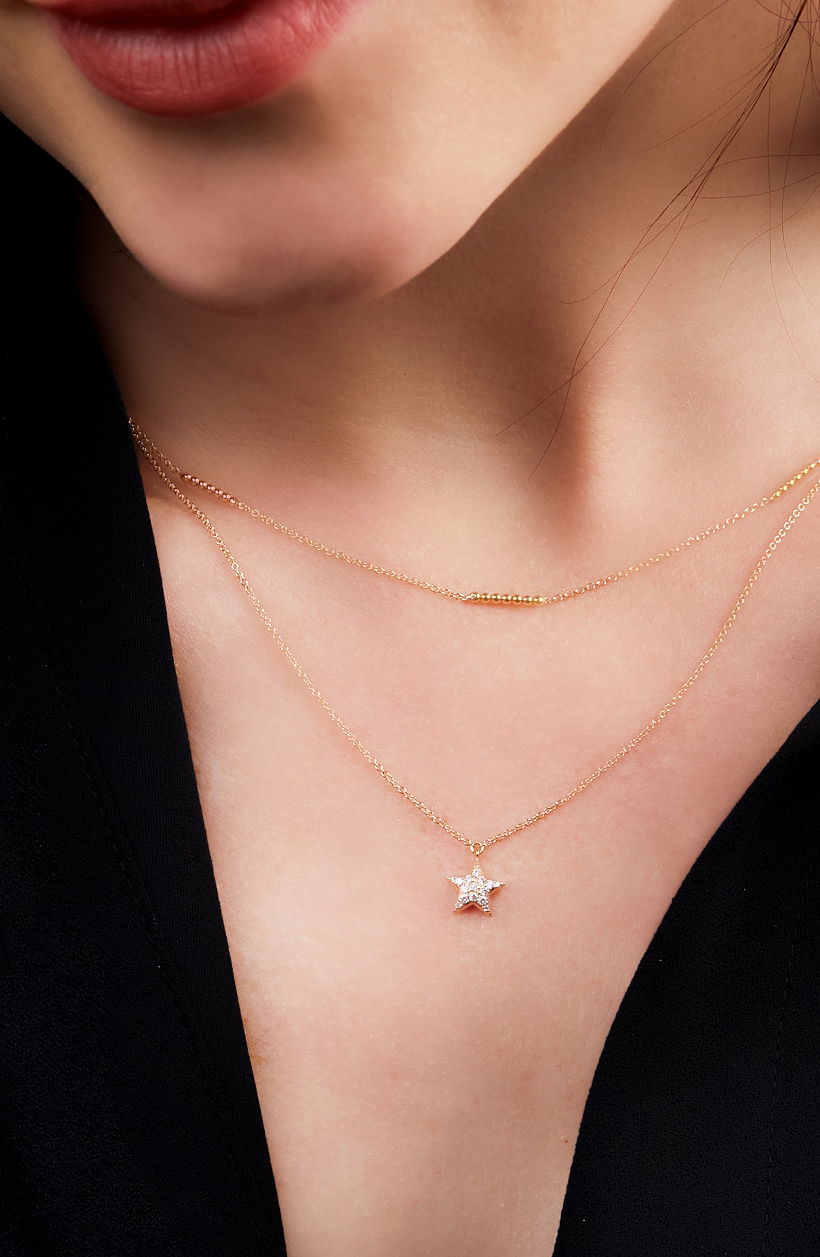 Bony Levy Icon Diamond Dome Star Pendant Necklace | Nordstrom