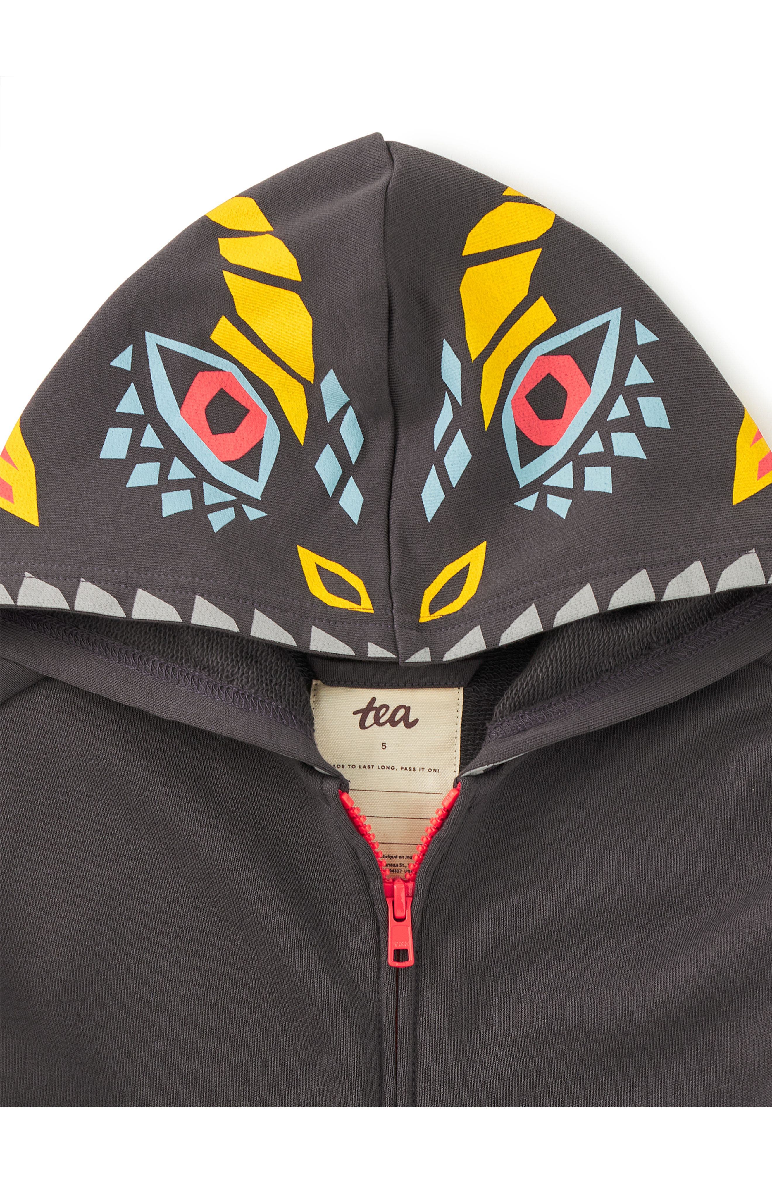 Tea Collection Dragon Hood Easy Fit Hoodie | Nordstrom