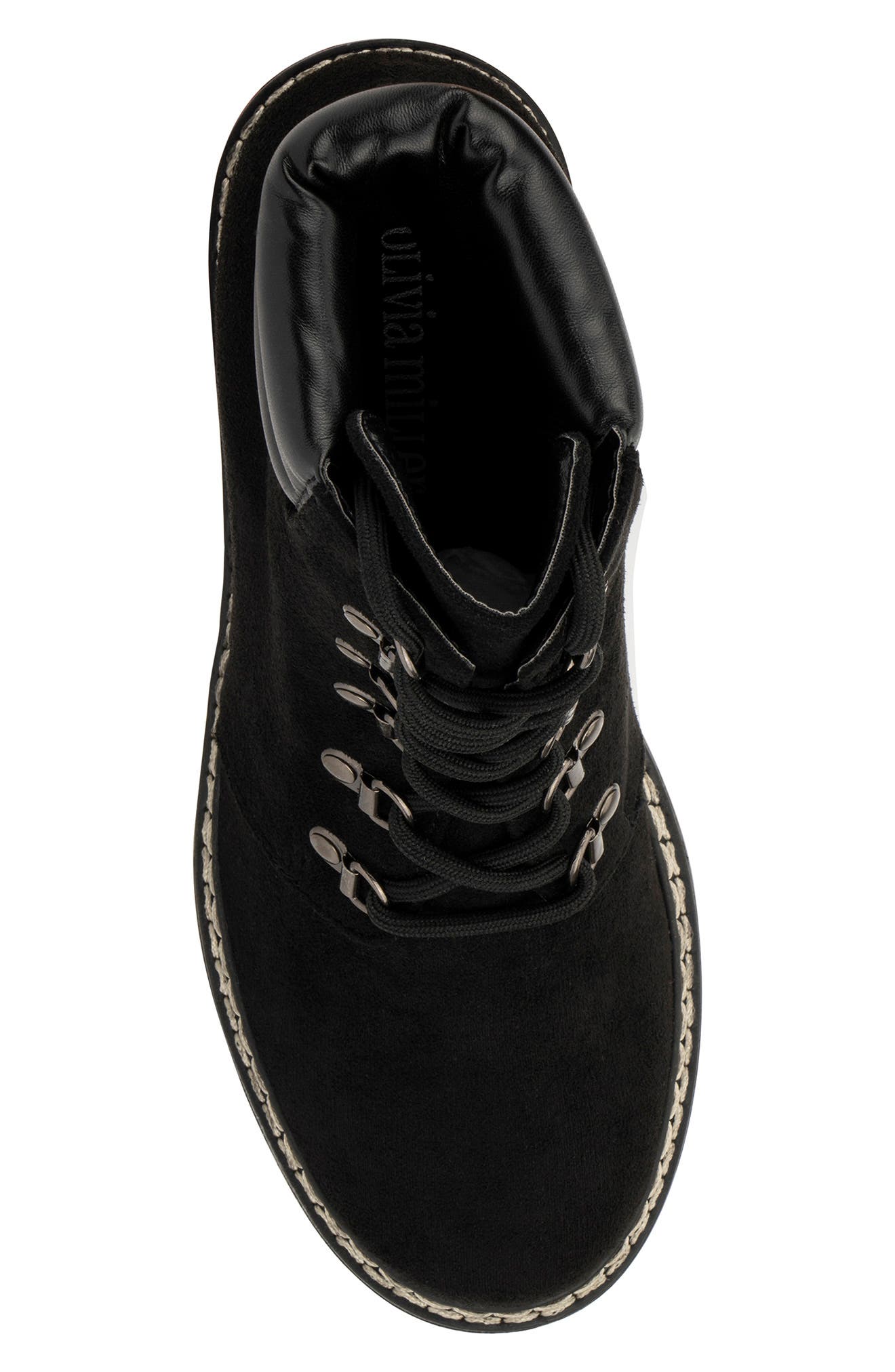 OLIVIA MILLER Alice Block Heel Hiker Boot (Women) | Nordstromrack