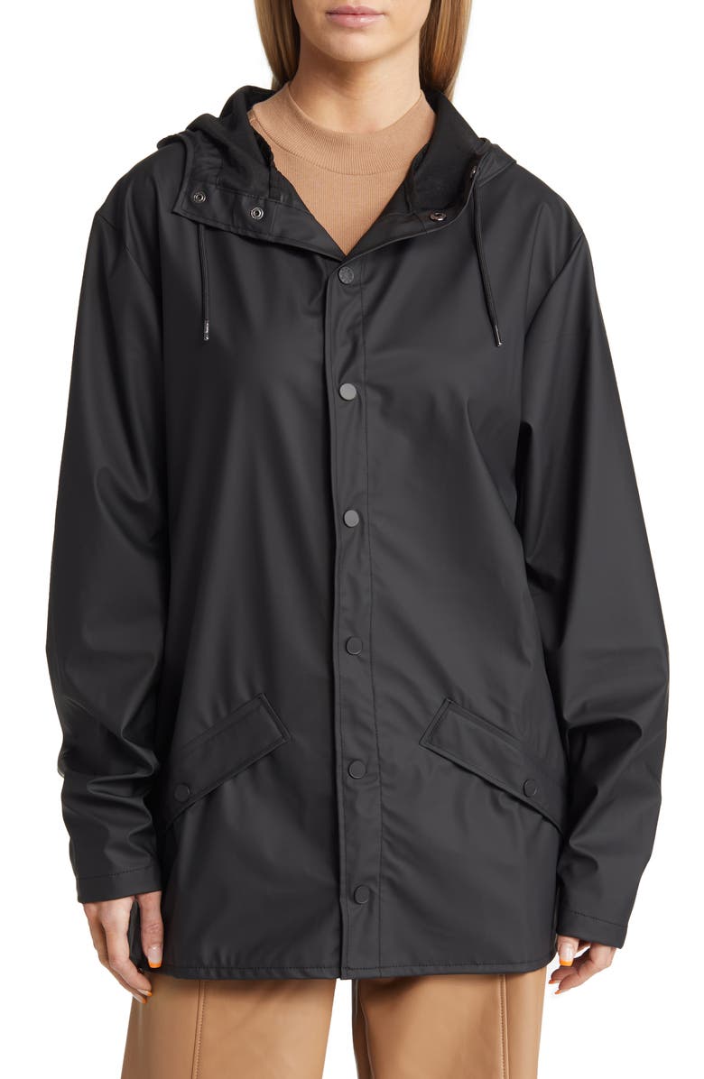 Rains Waterproof Snap Front Rain Jacket | Nordstrom