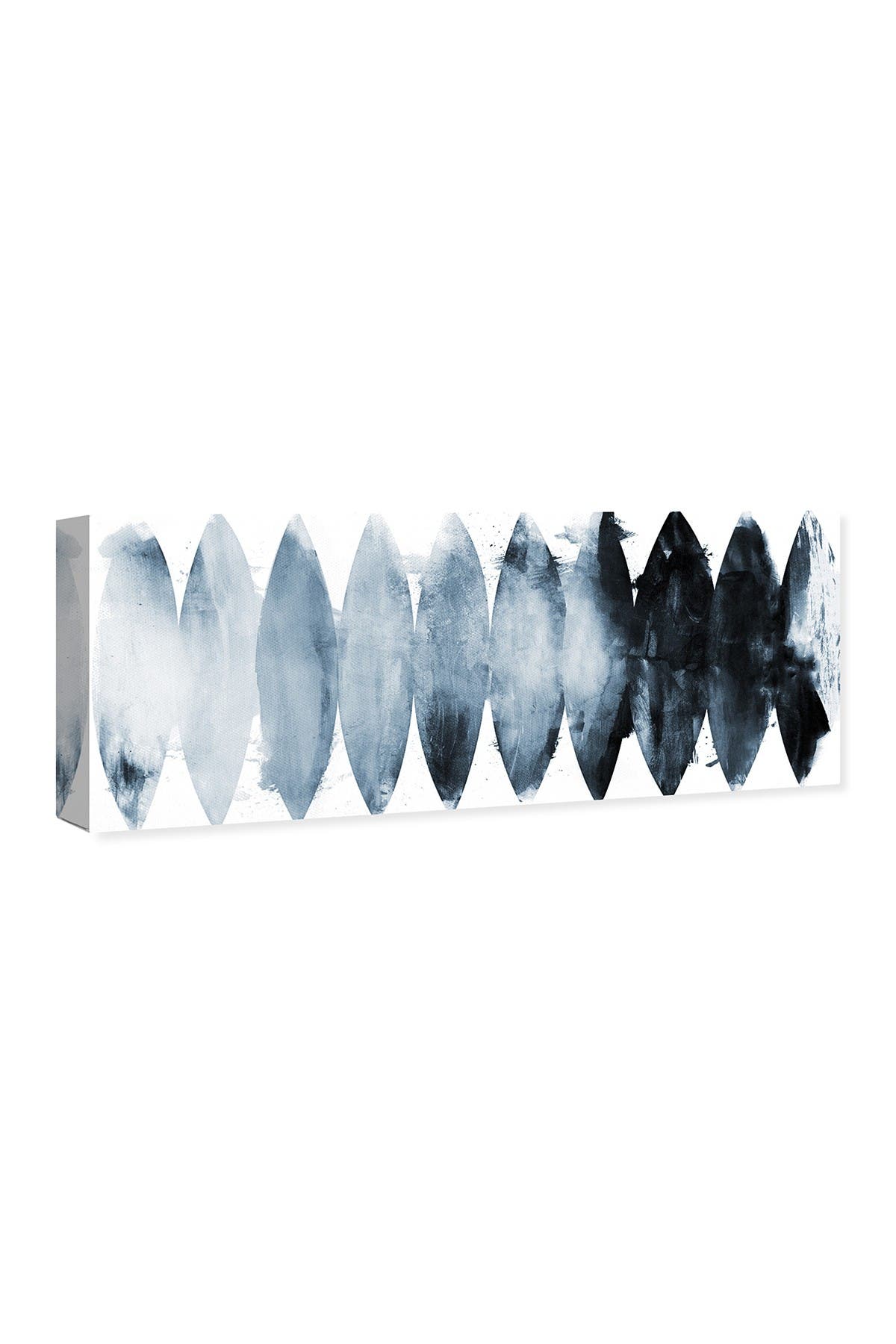 Oliver Gal Paradise Found Muted Blue Wide Canvas Art - 24"x60 ...