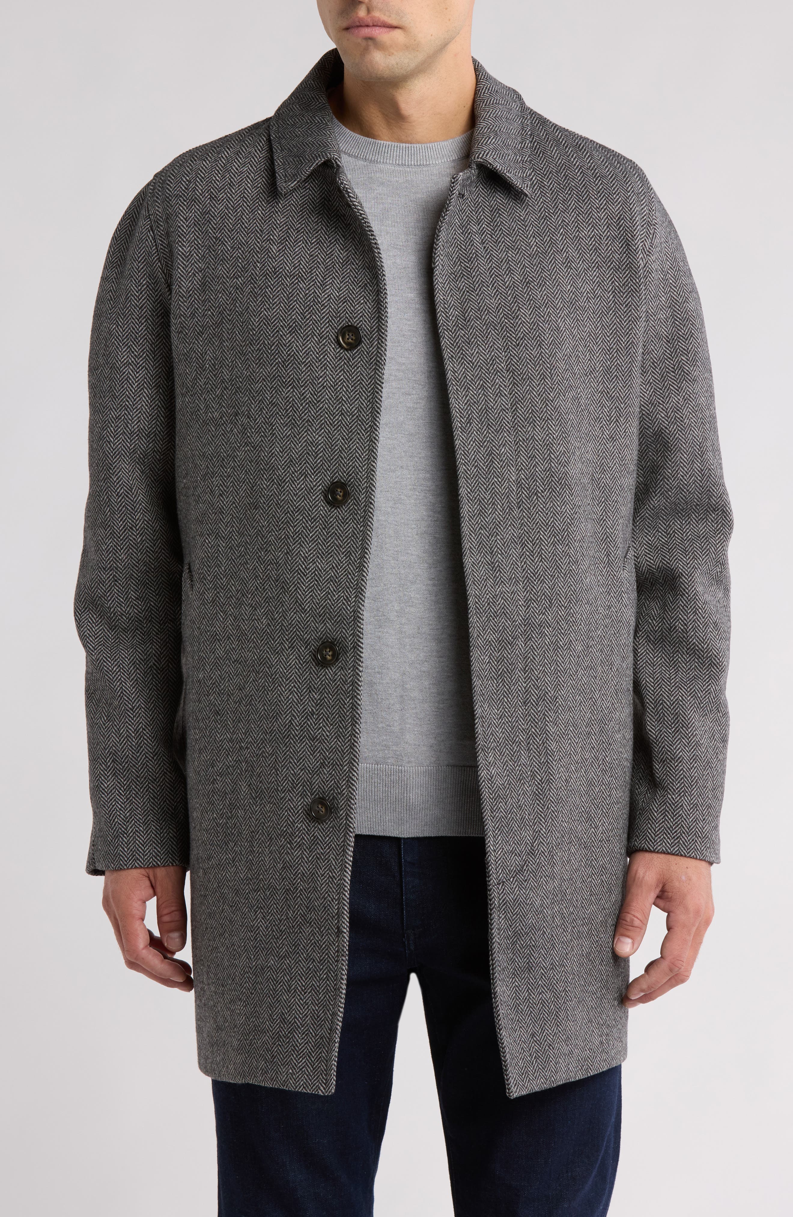 Slate & Stone Mac Herringbone Coat | Nordstromrack