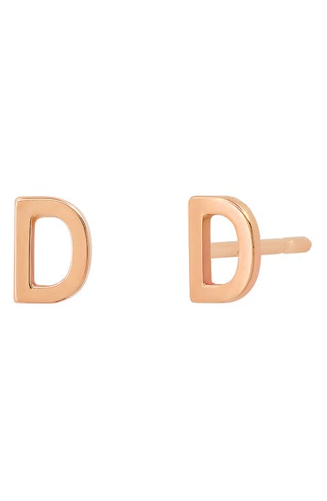 Women's Initial Earrings