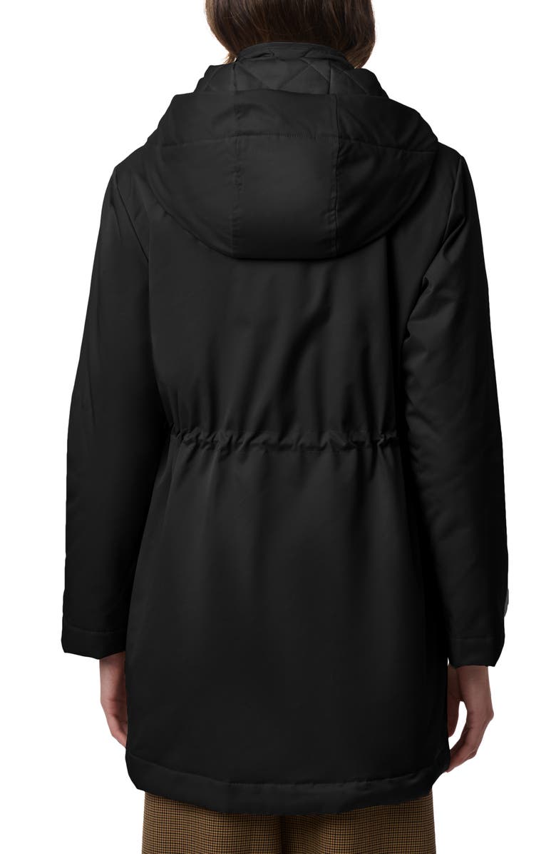 Bernardo Recycled Polyester Jacket with Removable Quilted Bib ...