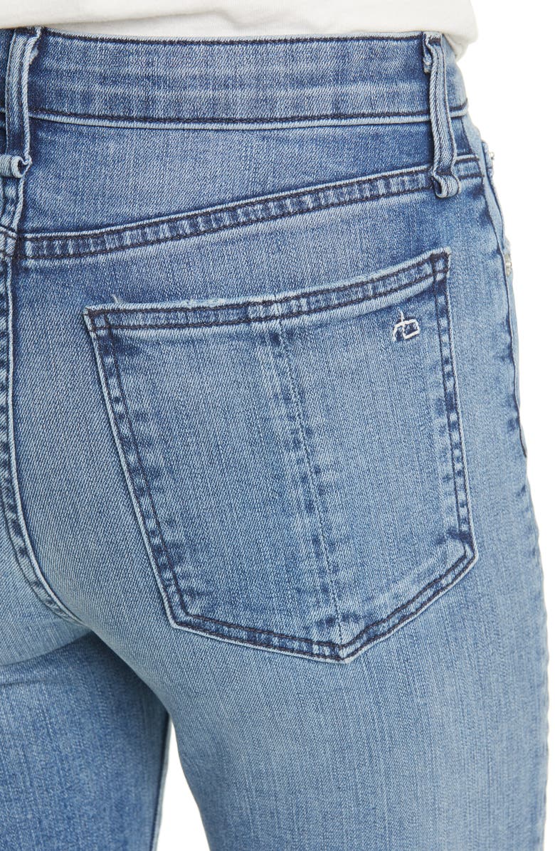 rag & bone Nina High Waist Crop Flare Jeans | Nordstromrack