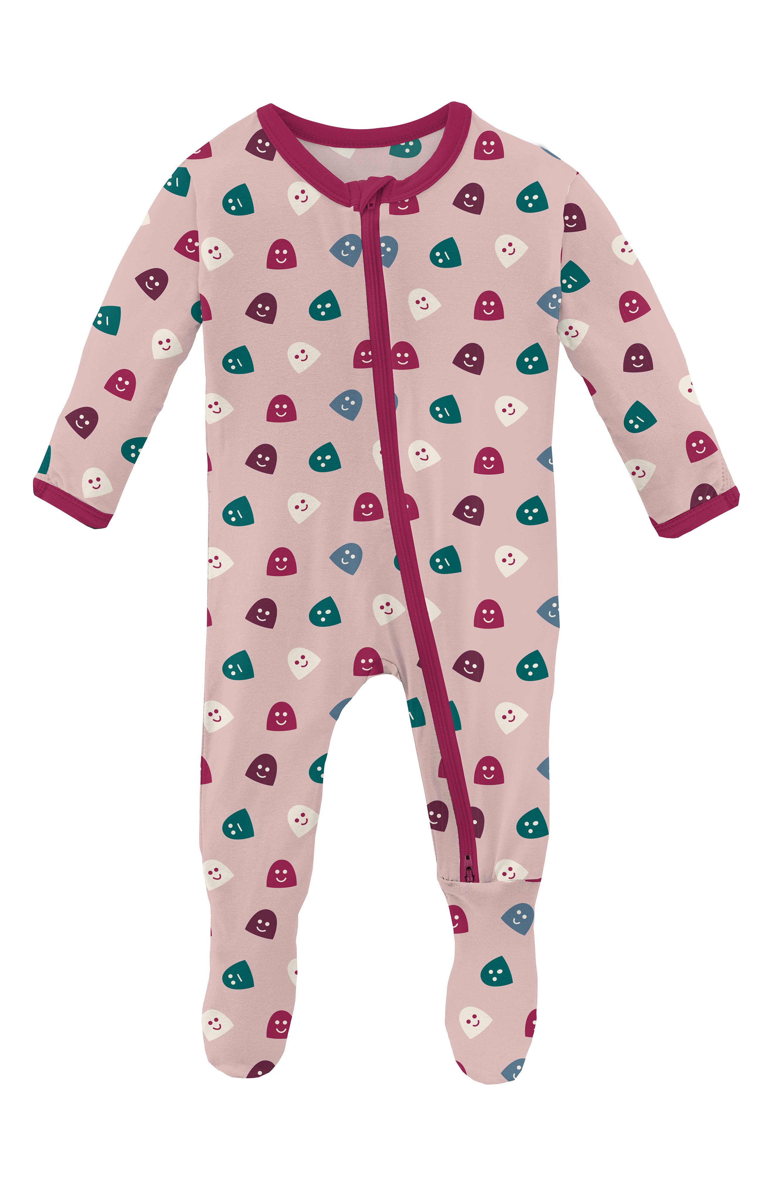 KicKee Pants Gumdrop Print Two-Way Zip Footie | Nordstromrack