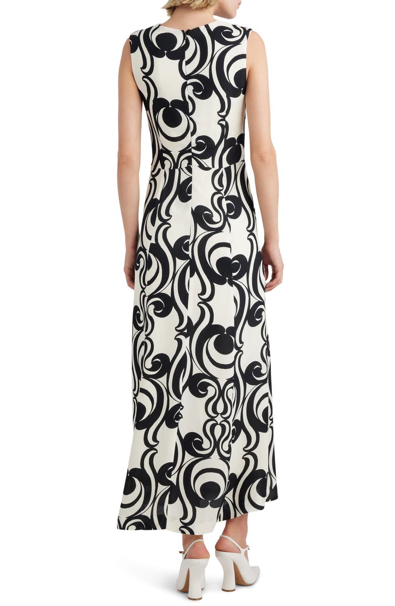 Dries Van Noten Swirl Print Paneled Sleeveless Dress | Nordstromrack