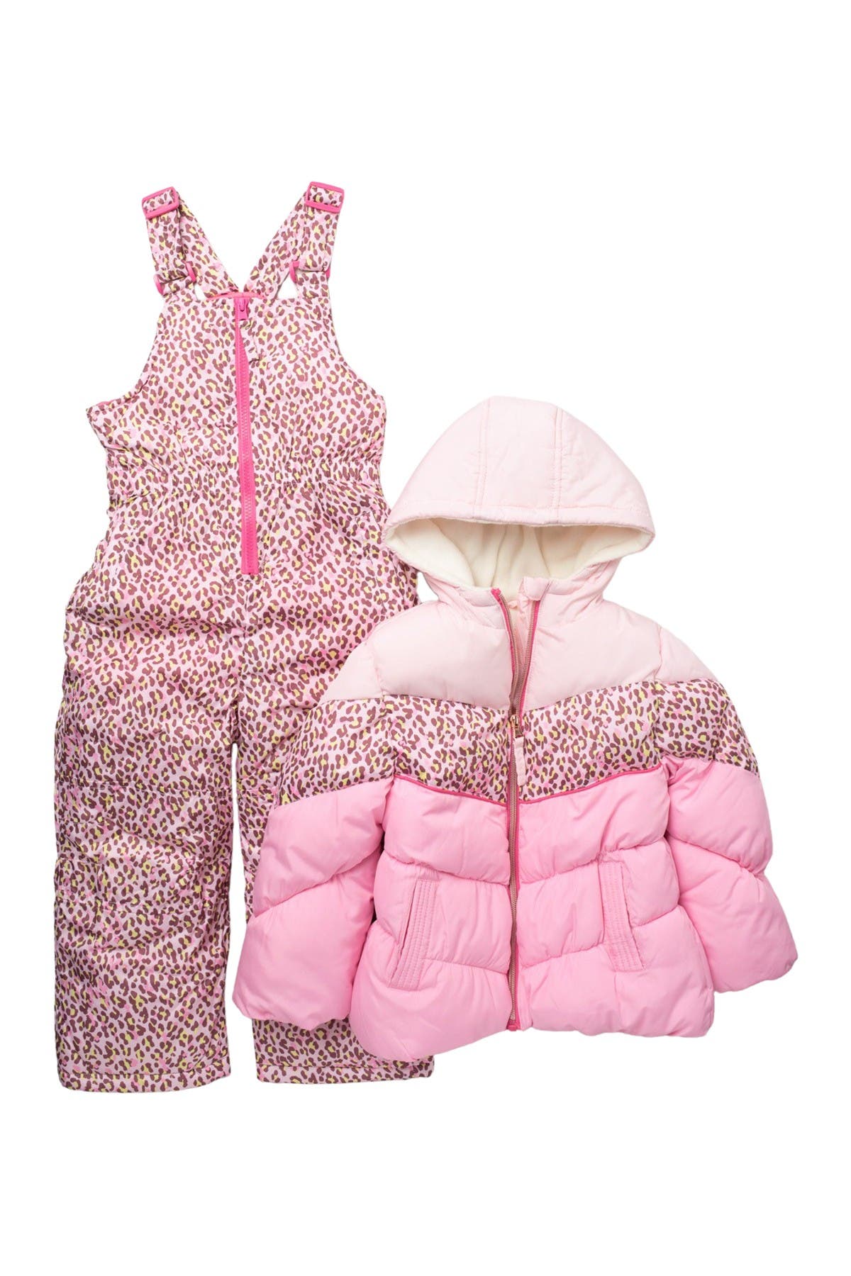 WIPPETTE Colorblock Snow Bib & Jacket Set | Nordstromrack