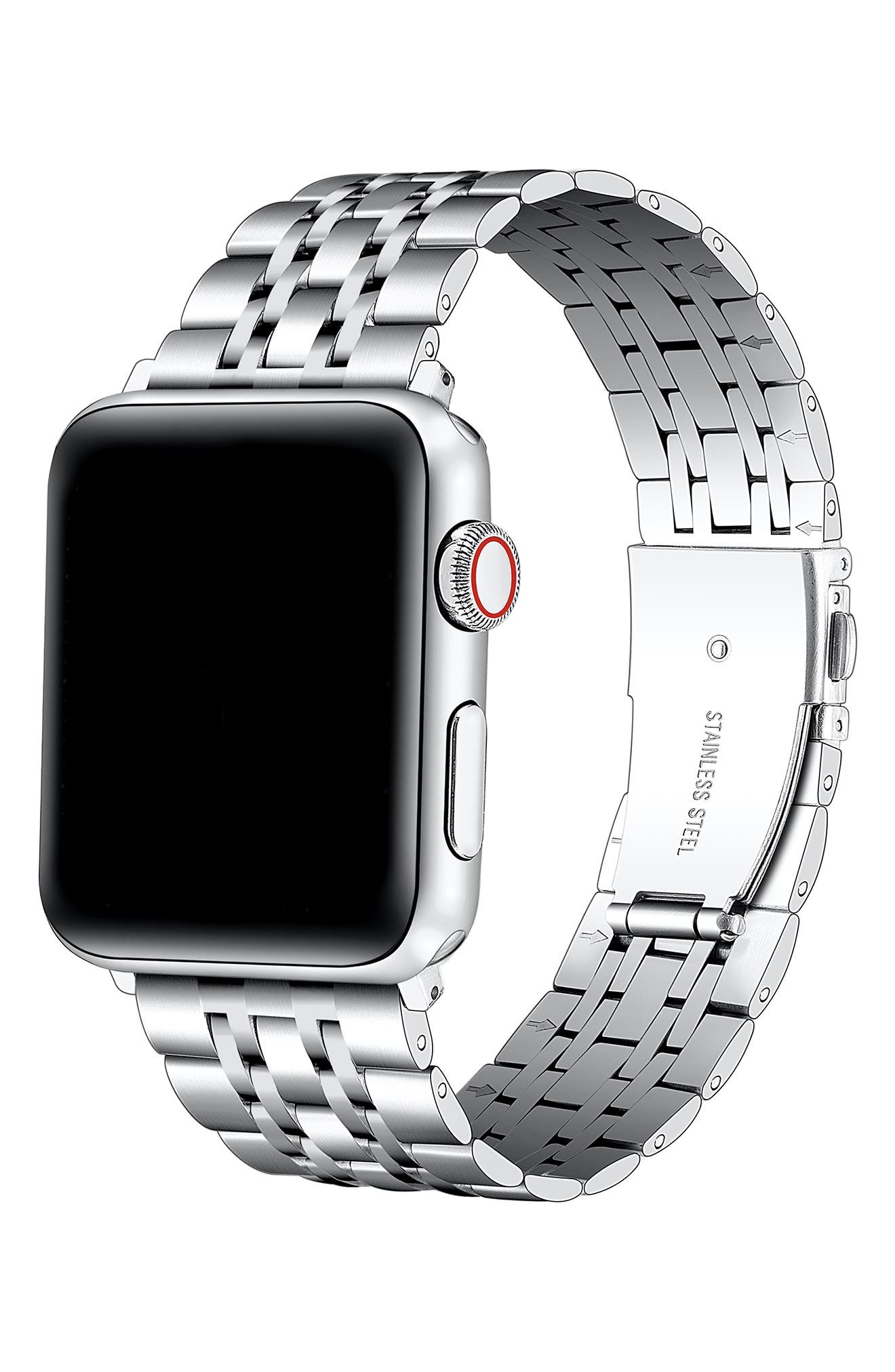 Posh Tech Rainey Stainless Steel Apple Watch® Watchband | Nordstromrack