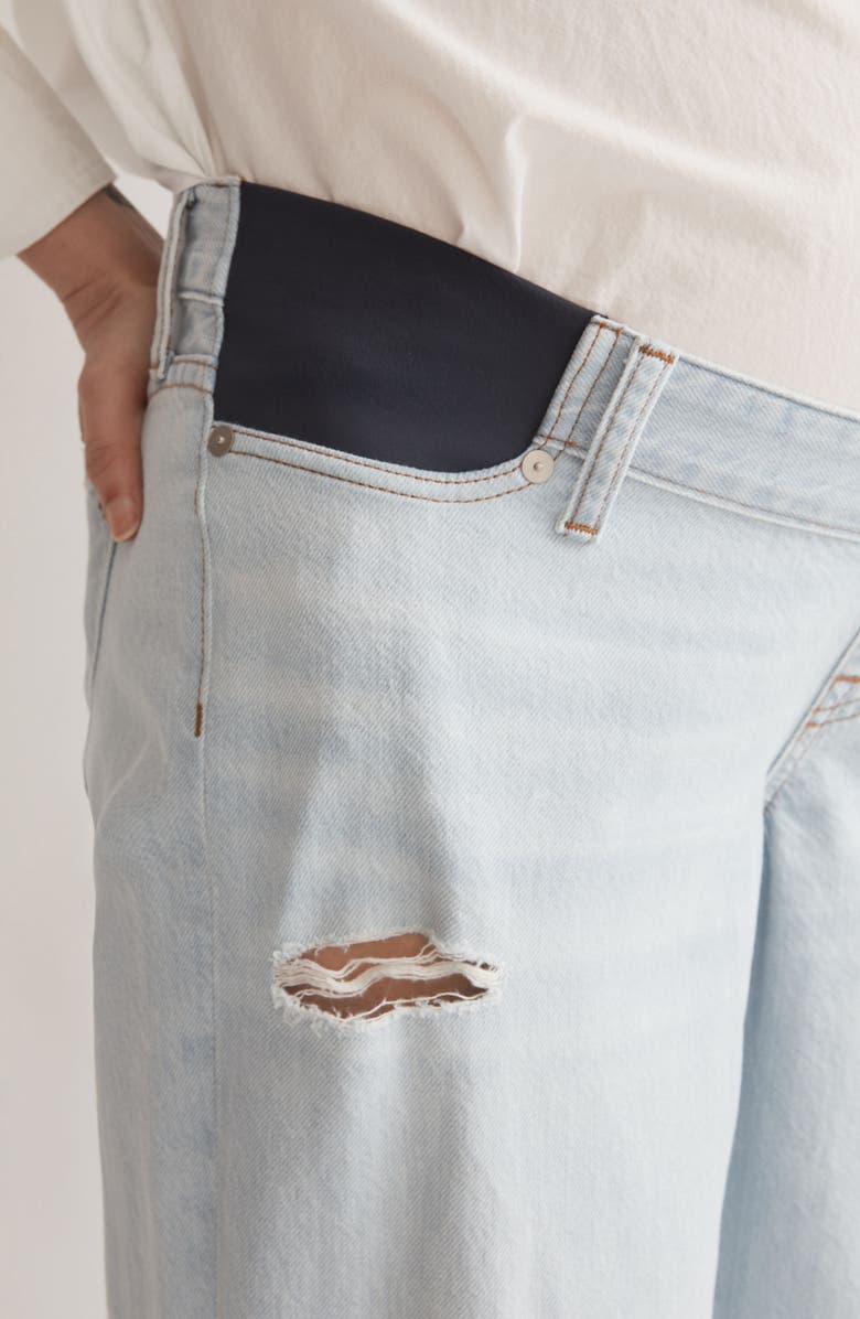 Madewell The Side Panel Slouchy Maternity Boyfriend Jeans | Nordstromrack