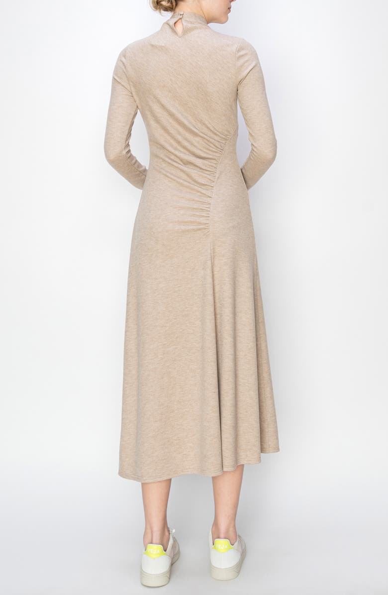 MELLODAY Side Ruched Long Sleeve Midi Dress | Nordstromrack