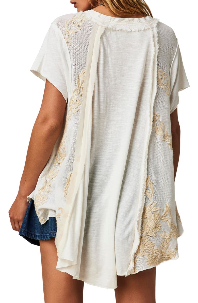 Free People Palermo Floral Embroidered Tunic Top | Nordstromrack