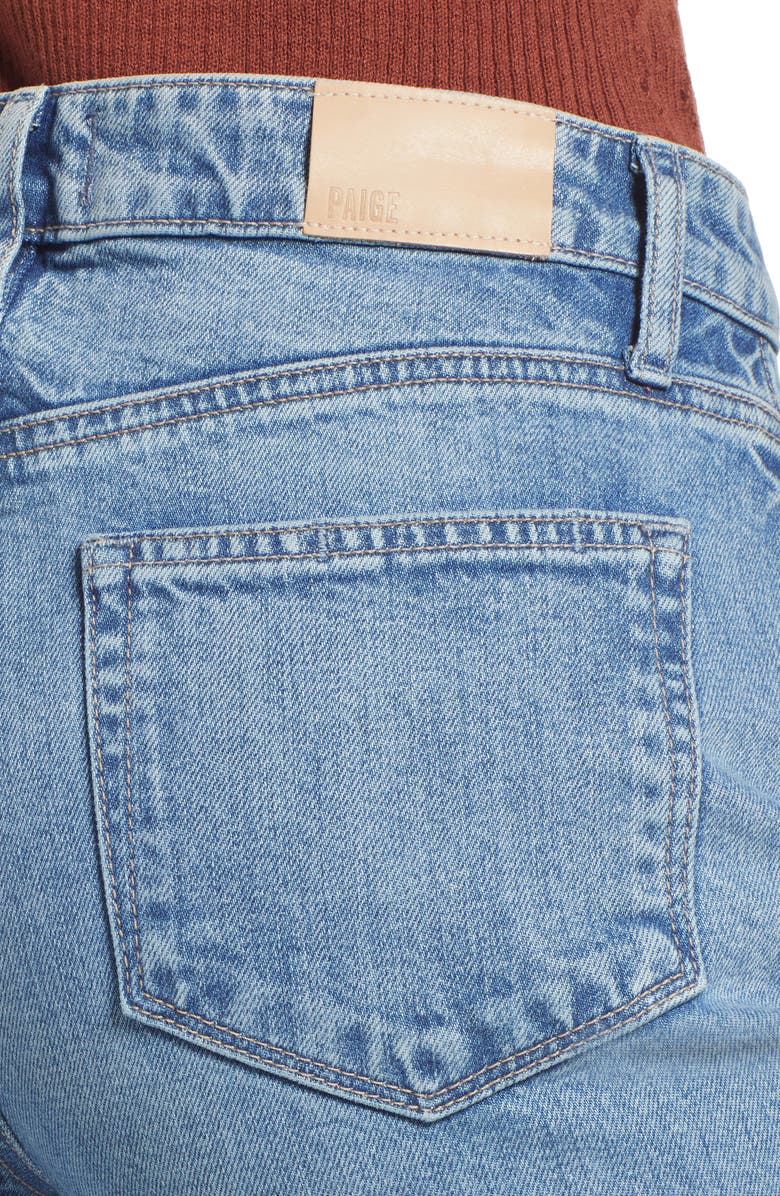 PAIGE Leenah Raw Hem Wide Leg Jeans | Nordstromrack
