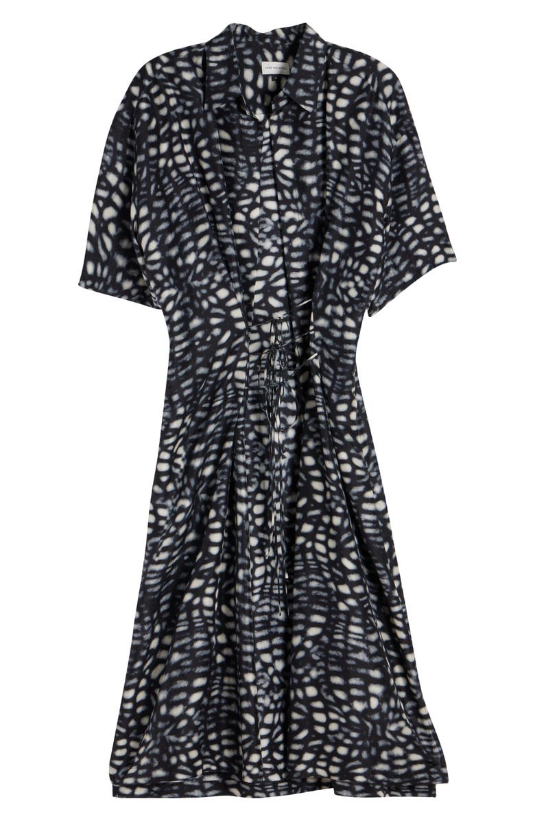 Dries Van Noten Delicky Print Silk Shirtdress | Nordstromrack