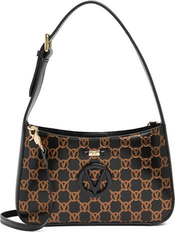 VALENTINO BY MARIO VALENTINO Kai Monogram Leather Shoulder Bag ...