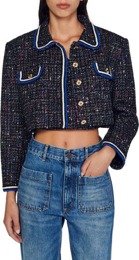 SANDRO Vicky Bouclé Jacket | Nordstromrack