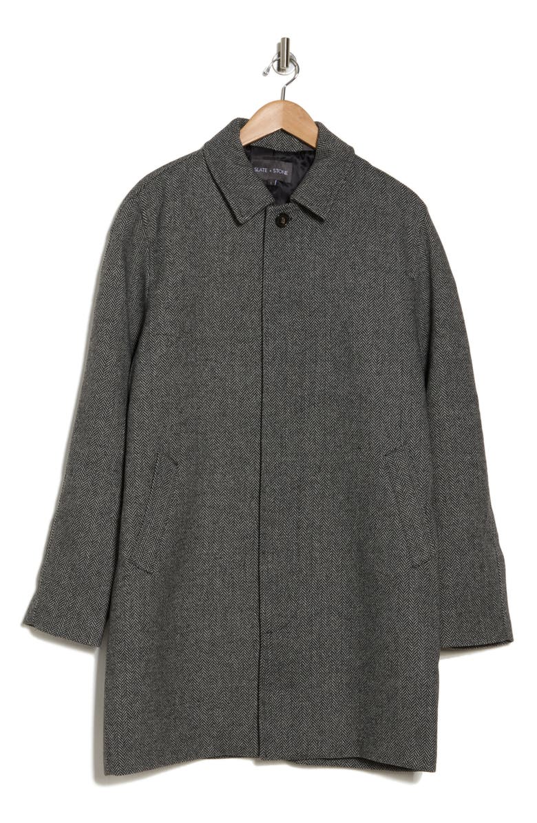 Slate & Stone Mac Herringbone Coat | Nordstromrack