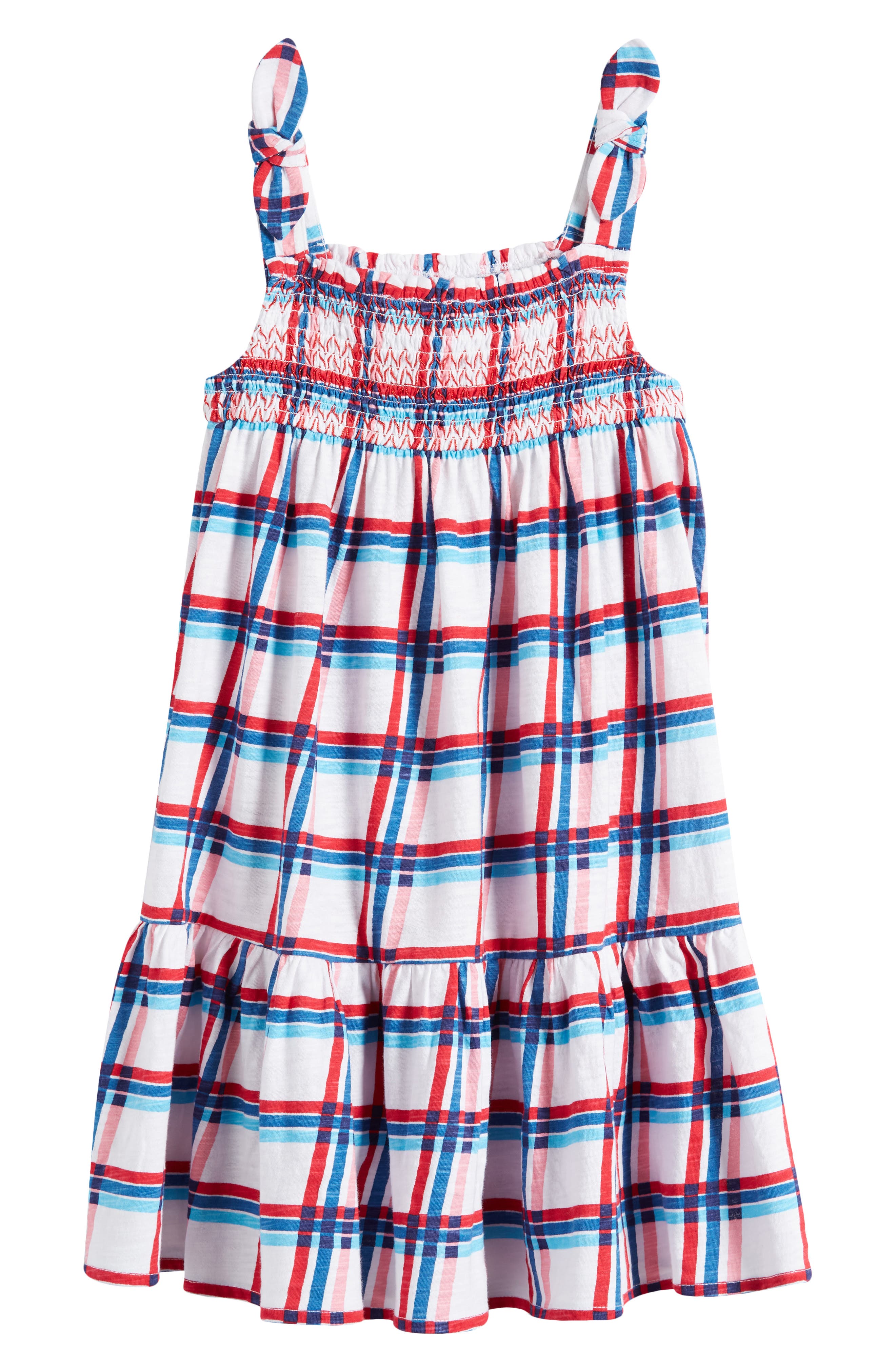 Tucker + Tate Kids' Bow Strap Smocked Sundress | Nordstrom