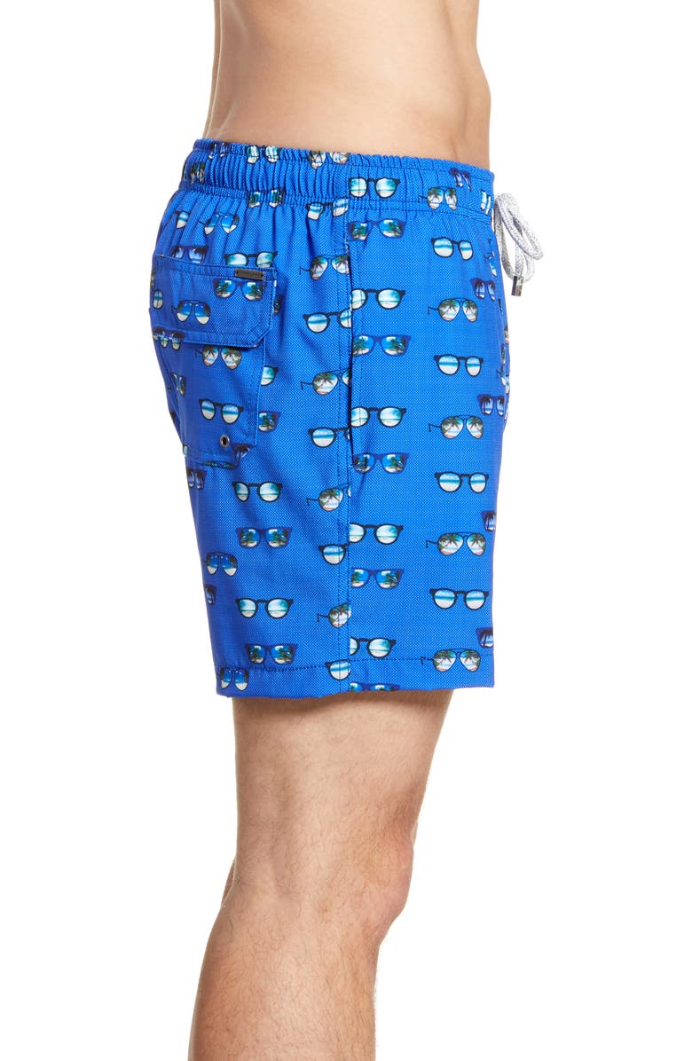 Vintage Summer All Over Sunglasses Swim Trunks | Nordstrom