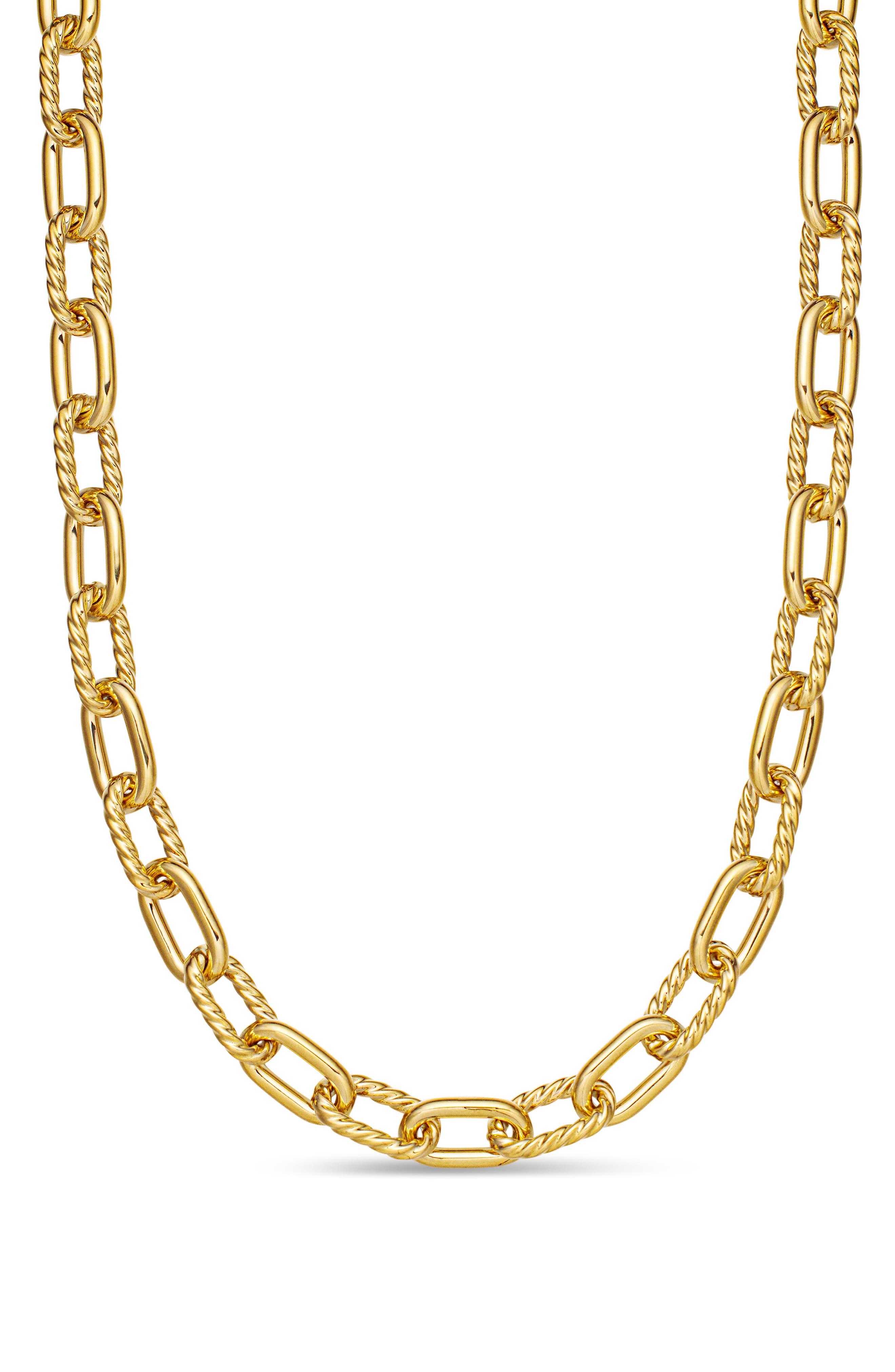 David Yurman DY Madison® Chain Necklace in 18K Yellow Gold, 8.5mm ...