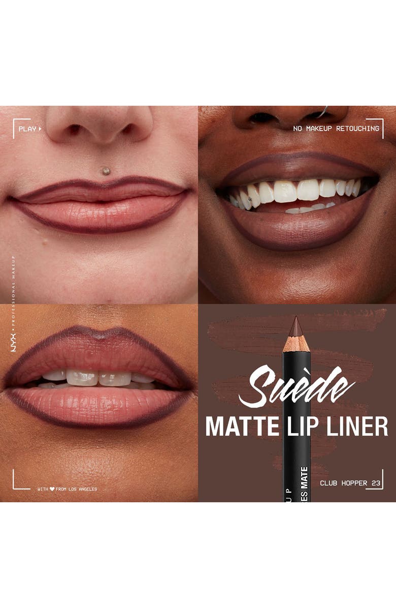 NYX PROFESSIONAL MAKEUP Suede Matte Lip Liner | Nordstromrack