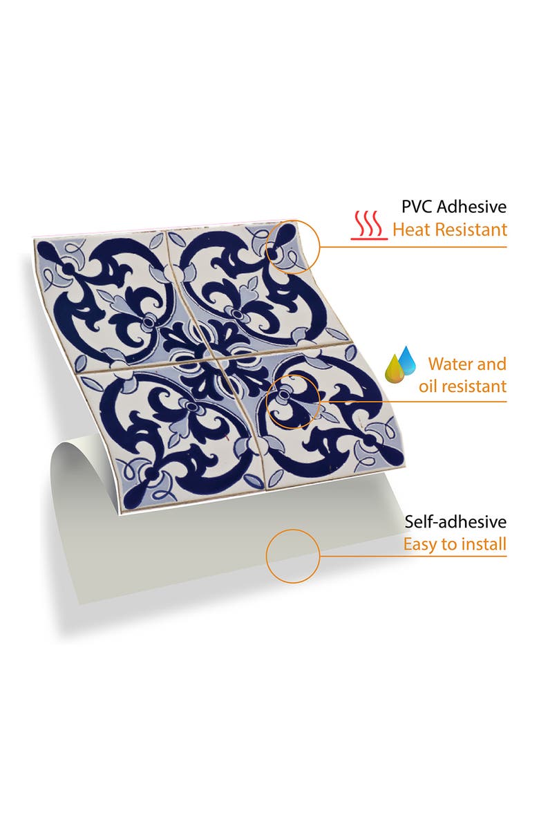 WALPLUS Malaga Spanish 96-Piece Tile Sticker Set | Nordstromrack