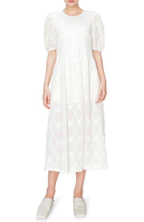 Puff Sleeve White Dresses | Nordstrom