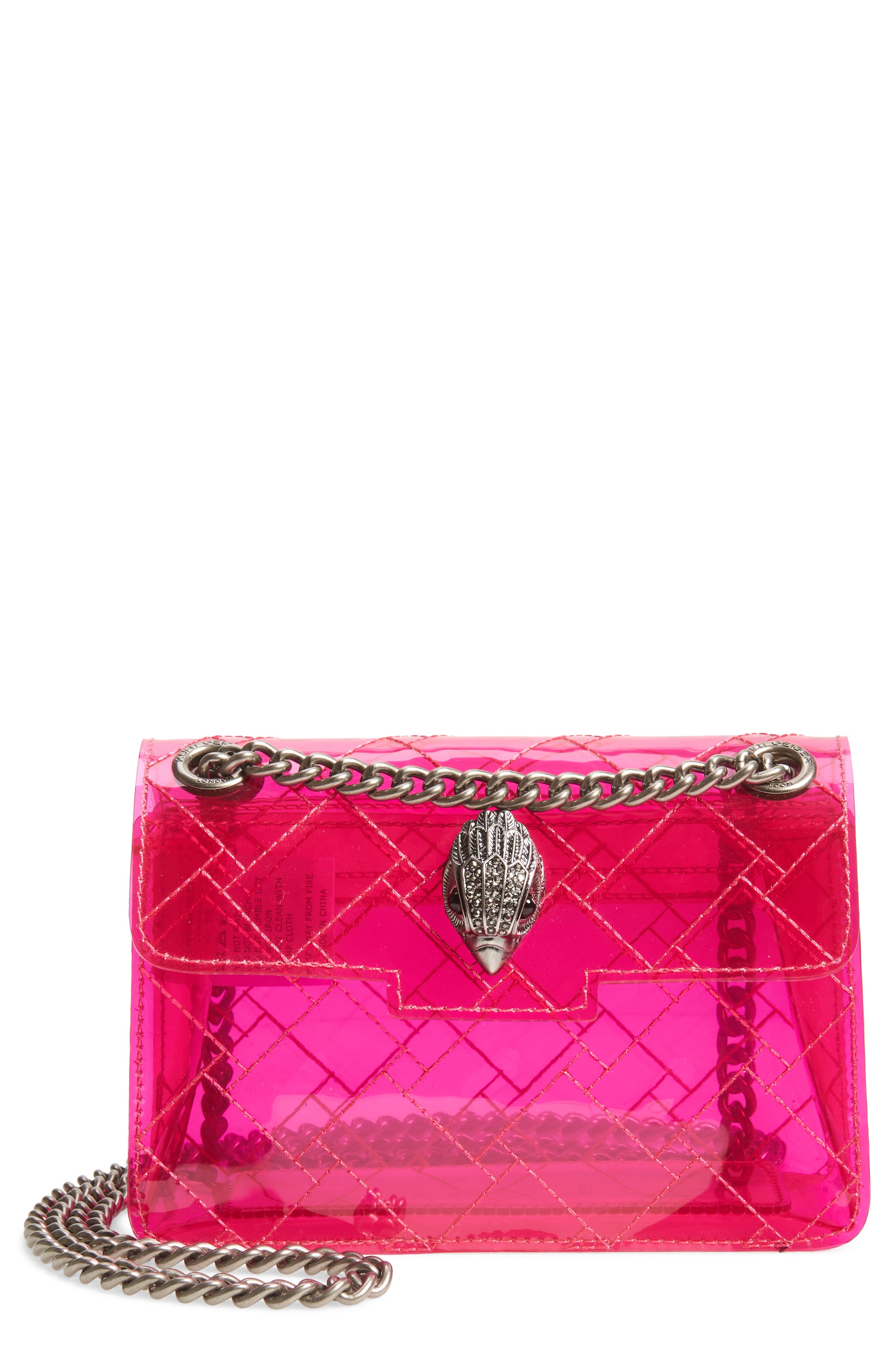 Kurt Geiger London Rainbow Shop Mini Kensington Transparent Shoulder ...