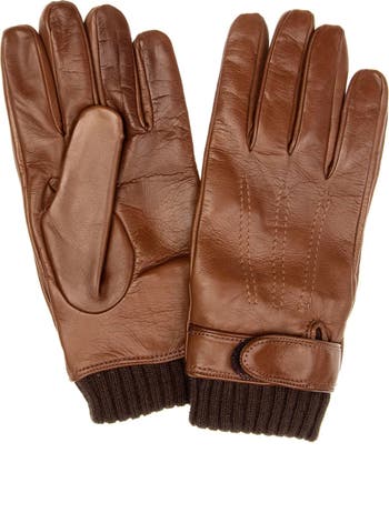 Paula Rowan Arlo Cashmere Lined Leather Gloves | Nordstrom